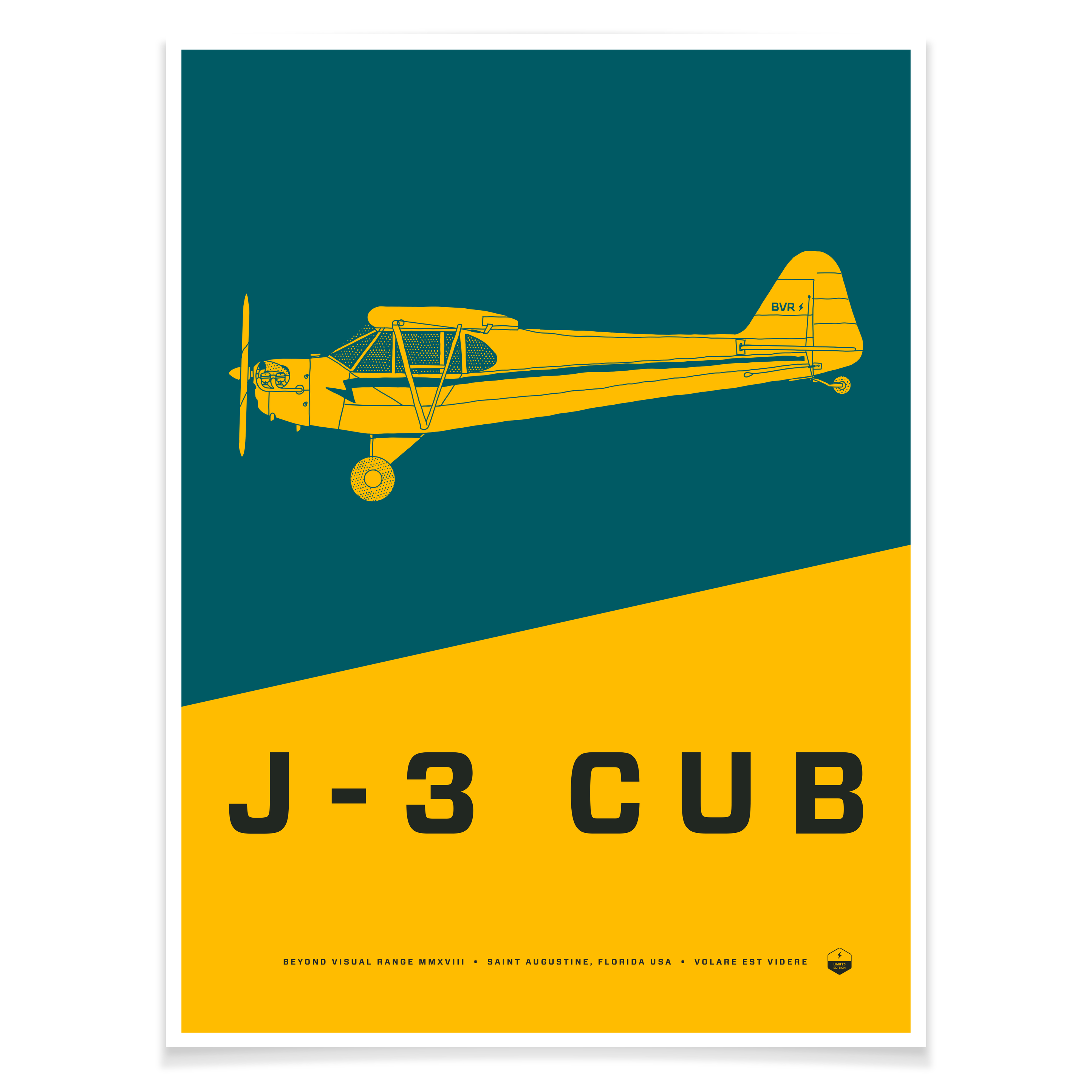 J-3 Cub Poster – Beyond Visual Range